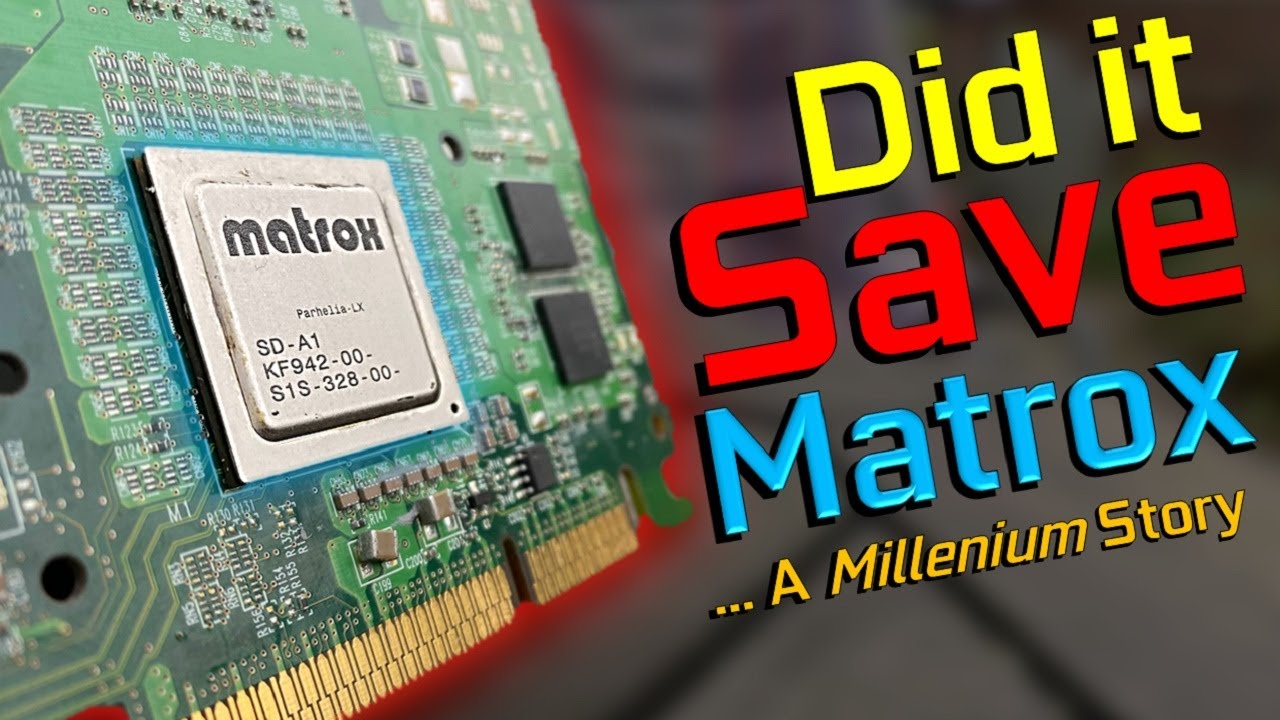The Forgotten Matrox Millenium… - YouTube