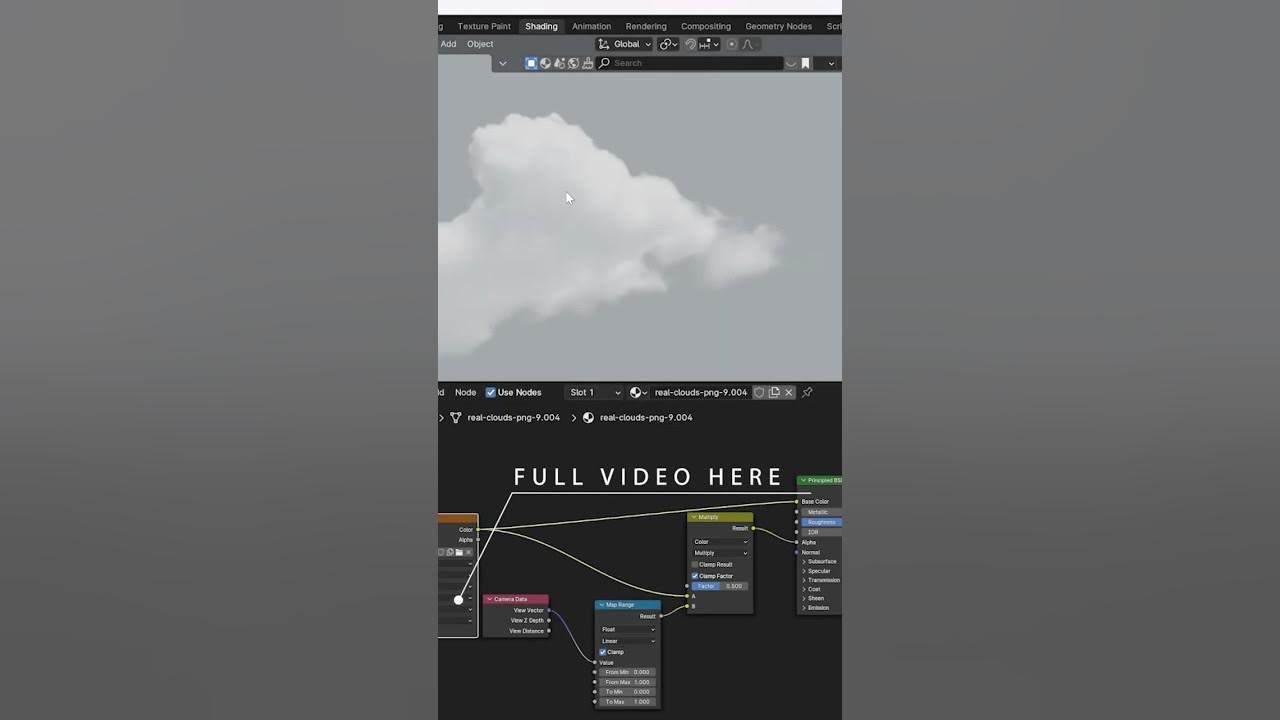 Make Clouds In Blender - Beginner Tutorial #blender3d - YouTube