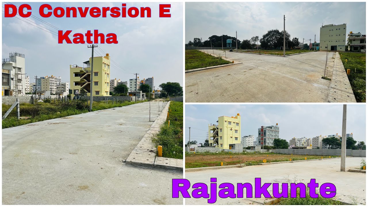 DC Conversion E Katha Sites for sale in Bangalore | Rajankunte ...