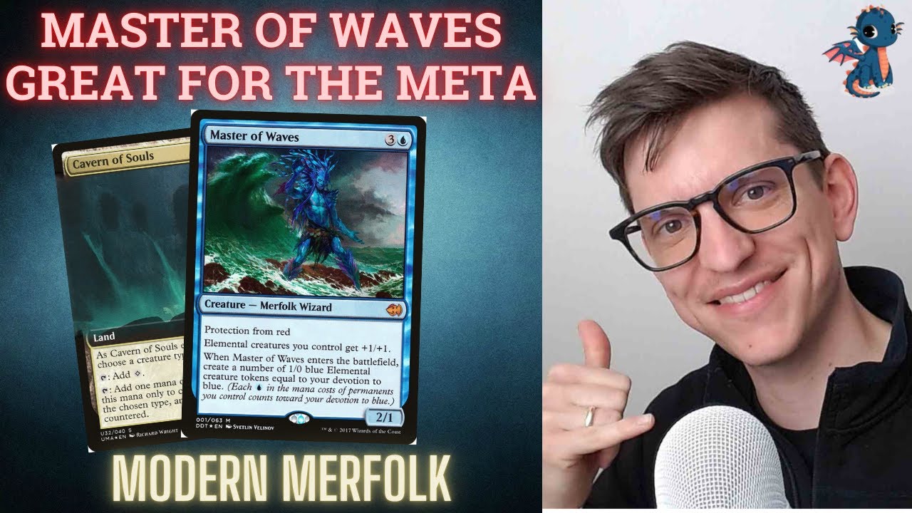 Master of Waves Great for the Meta ! Modern Merfolk MTG - YouTube