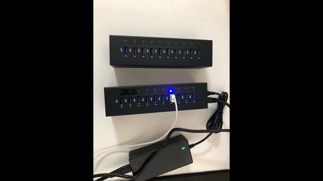 10 ports USB 3 0 Copy Duplicator Hub - YouTube