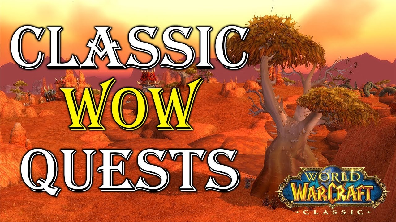 Lost But Not Forgotten Quest - Classic WoW - YouTube