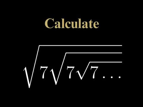 Calculating a Nested Square Root, #mathematics #maths #algebra # ...