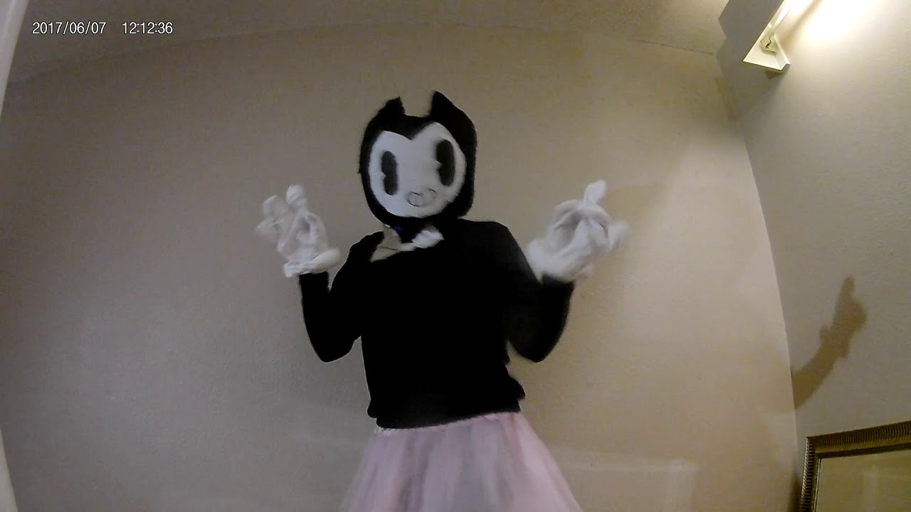 my DIY bendy costume - YouTube