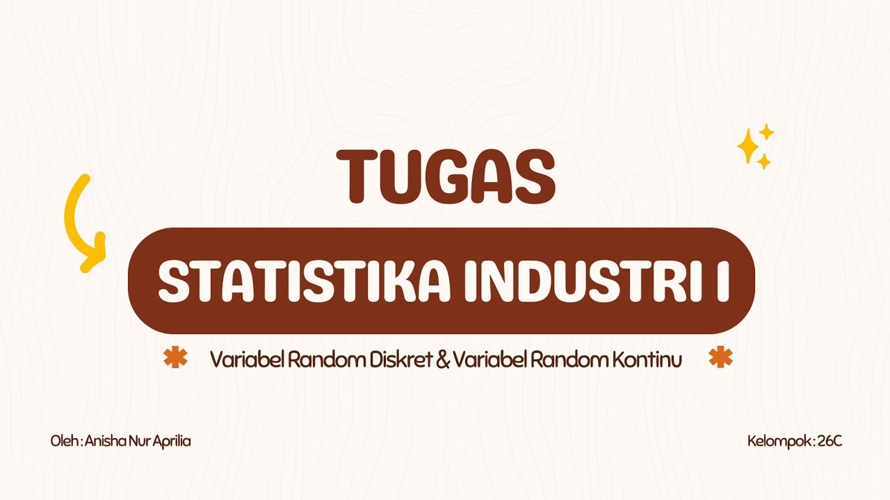 Soal Variabel Random Diskret dan Variabel Random Kontinu Statistika ...
