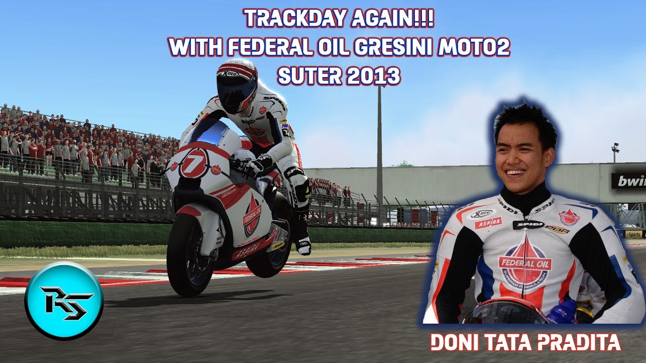 Doni Tata Pradita Trackday with Federal Oil Gresini Moto2 2013 at ...