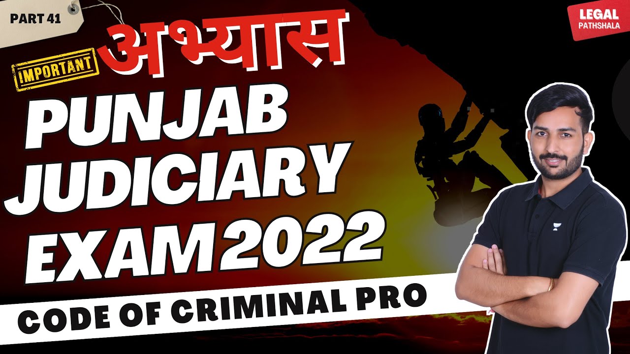 CrPC | Most Important Questions for Judiciary Exams | Legal Pathshala #41 - YouTube