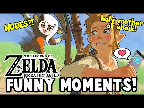 I FOUND ZELDA'S NUDES?! (Zelda: Breath Of The Wild Funny Moments)