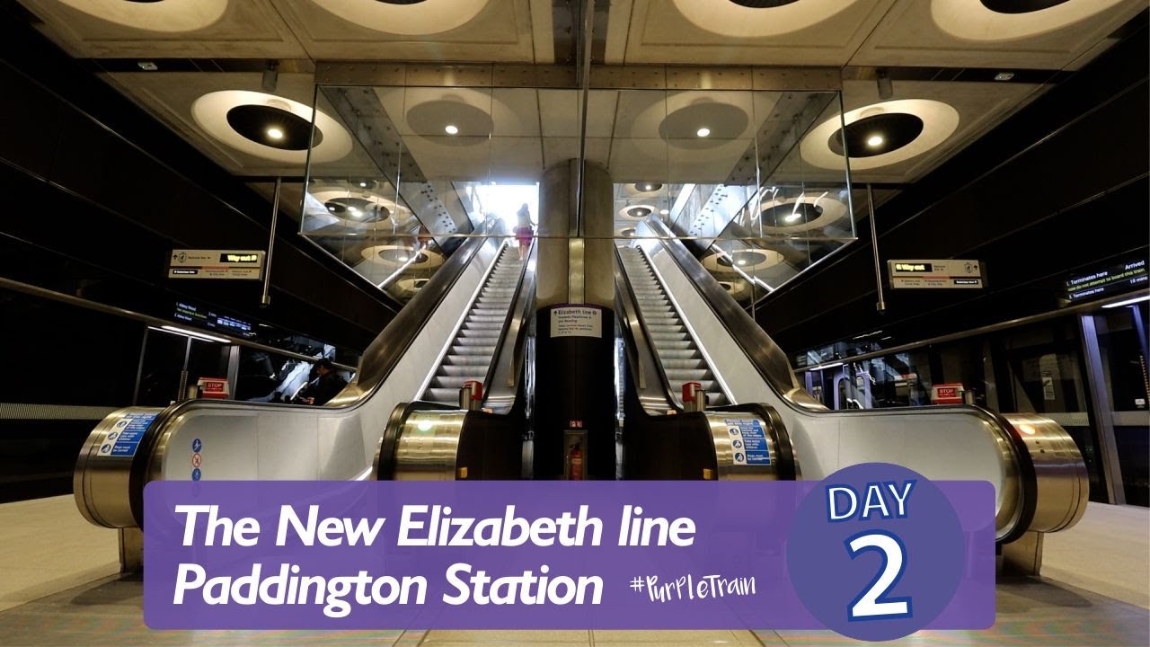 The New Paddington Elizabeth Line Station - YouTube