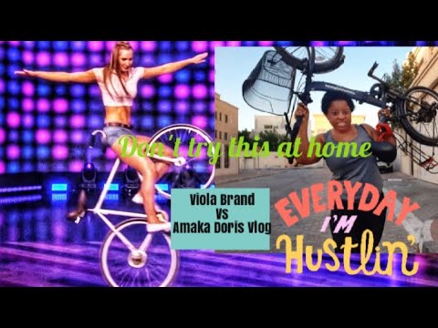 VIOLA BRAND ARTISTIC  CYCLISTS VS A NIGERIAN CYCLIST AMAKA DORIS VLOG