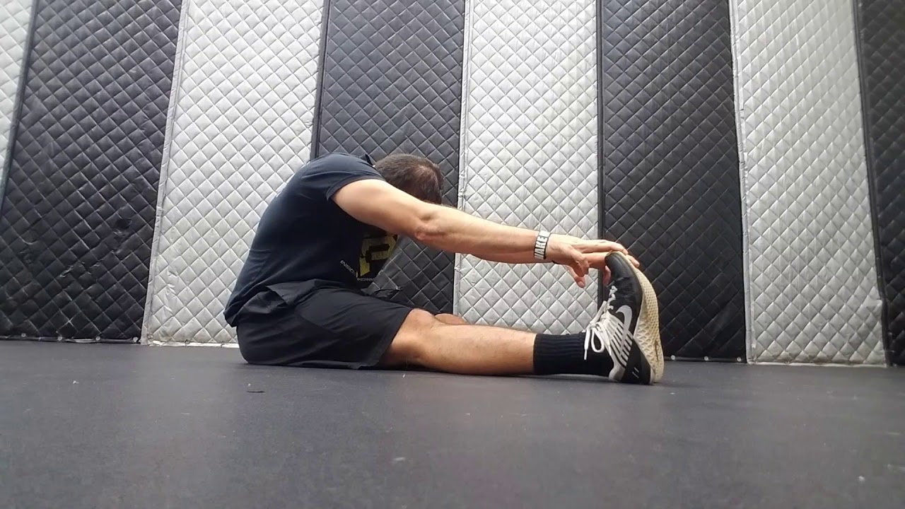 hamstring / lower back stretch - YouTube