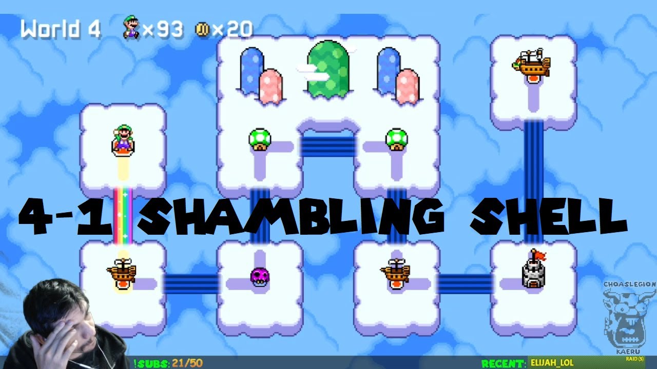 elijah_lol Super World 4-1 Shambling Shell (11G-5RY-GTG) - YouTube