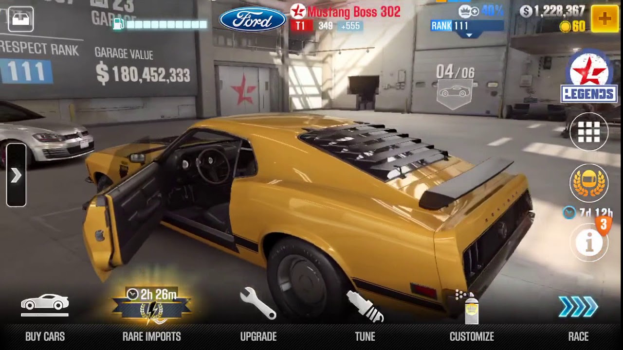 CSR Racing 2 -Ford Mustang Boss 302 -Fastest Tune/Full Upgrade - YouTube