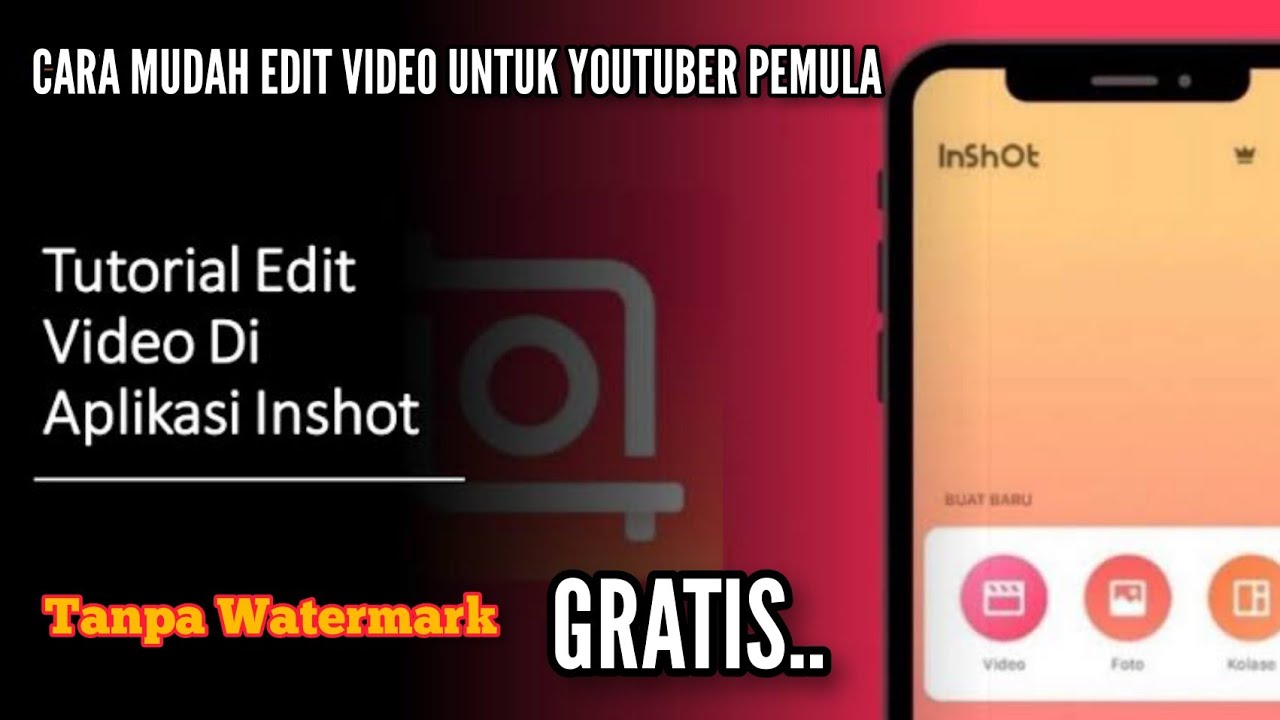 CARA EDIT VIDEO MENGGUNAKAN HP ANDROID UNTUK YOUTUBER PEMULA - YouTube