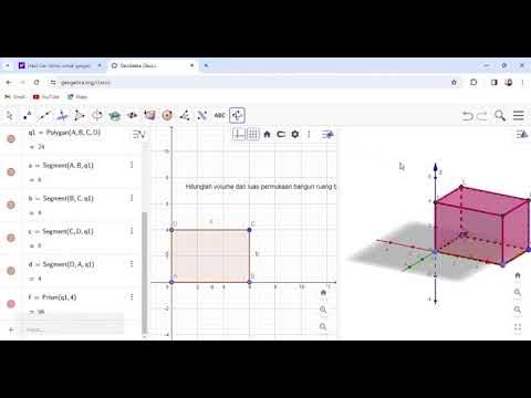 Menghitung Volume dan Luas Permukaan Bangun Ruang Balok (Dengan Menggunakan Aplikasi Geogebra ...