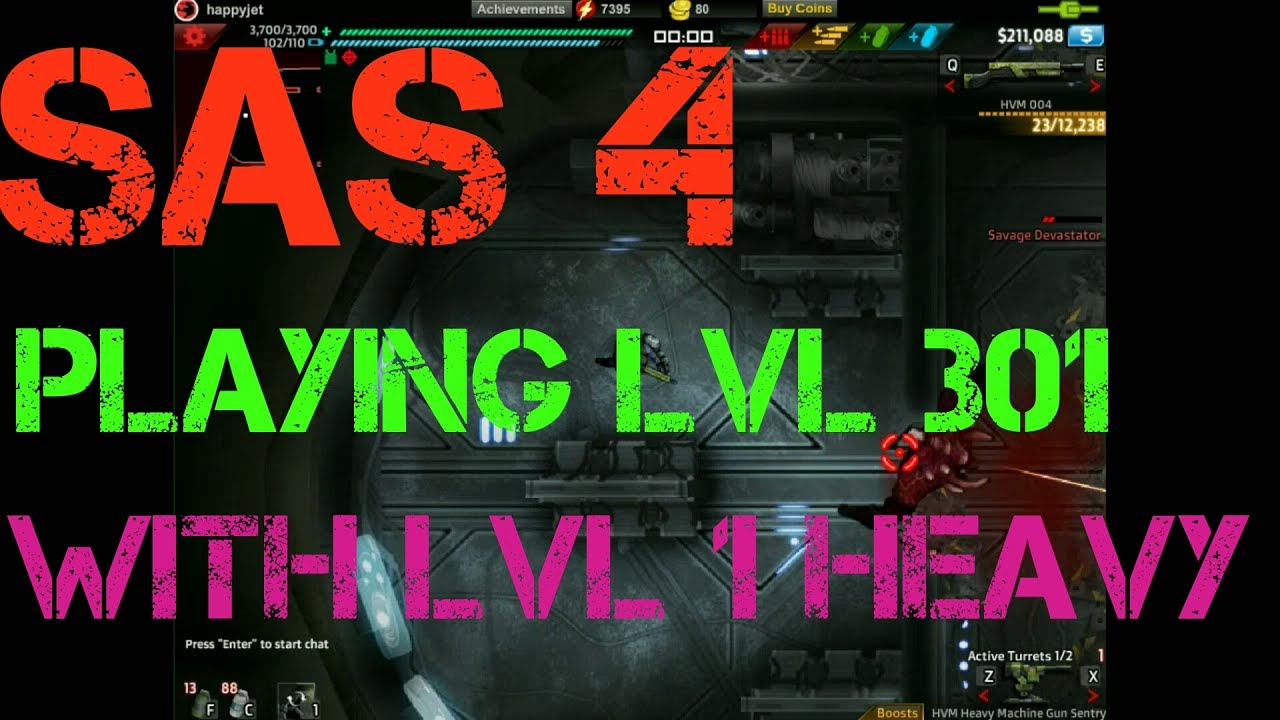 SAS 4 - New Heavy - Level 301 Boosted - YouTube