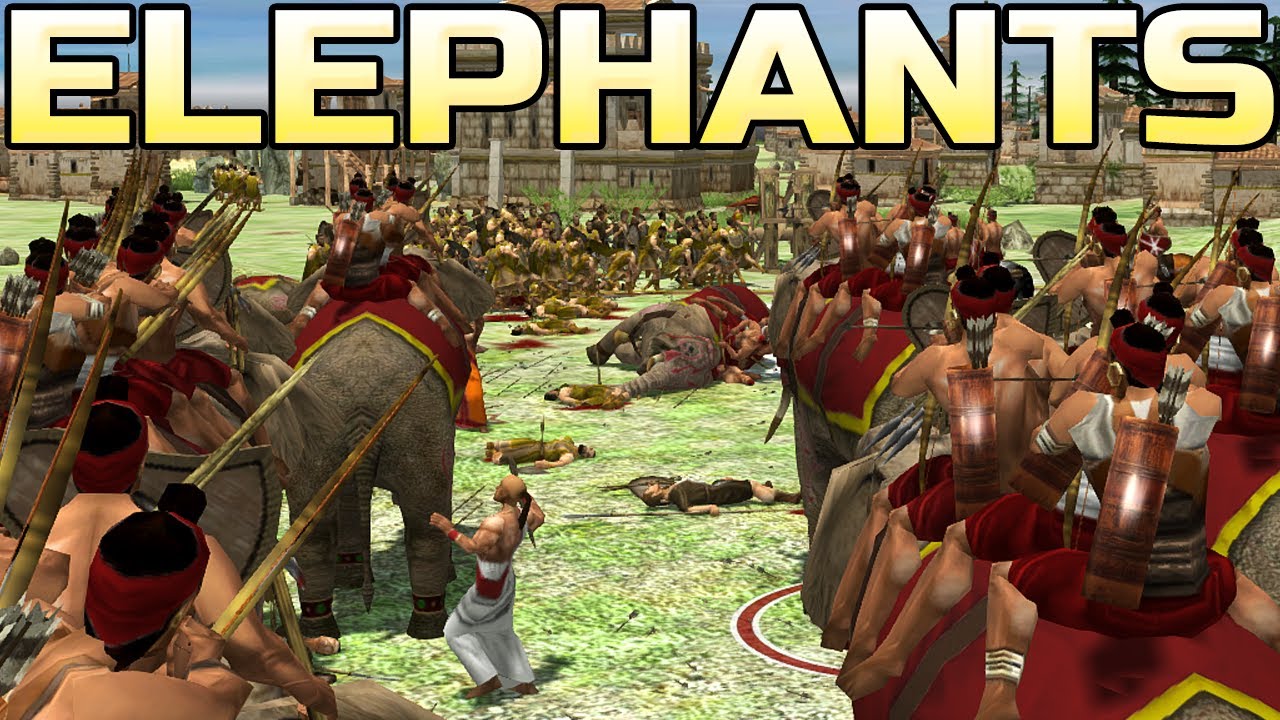 0 A.D. 1v1 | Mauryan Elephant Archers & Champion Chariots! - YouTube