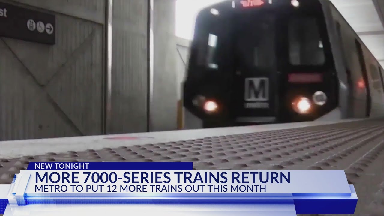 More Metro 7000-series trains return to service - YouTube