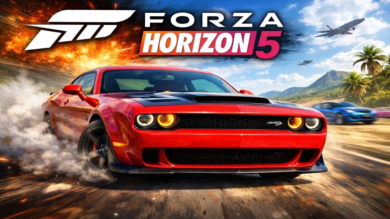 Dodge Challenger Hellcat 2015! Forza Horizon 5 Gameplay - YouTube