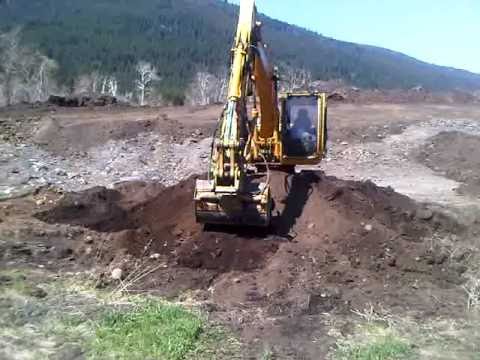 matty running excavator - YouTube
