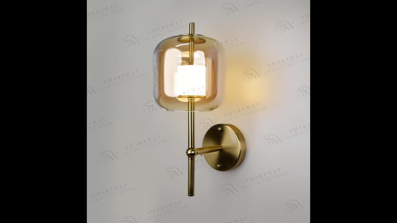 Blight Luster Glass Wall Lamp Unboxing Video - YouTube