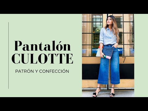 PANTALÓN CULOTTE EN DENIM