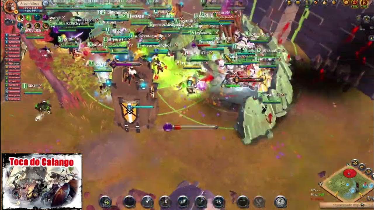 Albion online - TLM x POE - Castle fight - POV Oathkeeper - YouTube