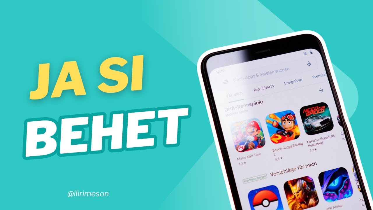 Si te hapim nje adrese ne Play Store - YouTube