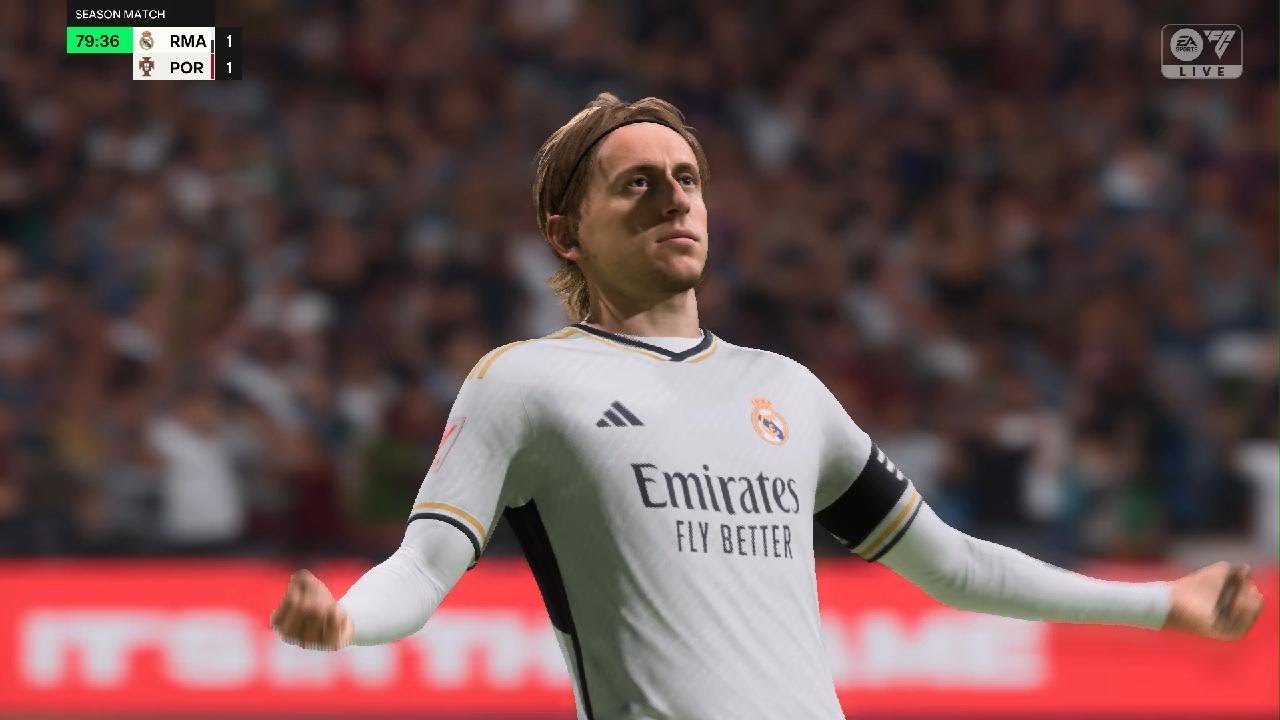 Luka Modric's best goal of his career - YouTube