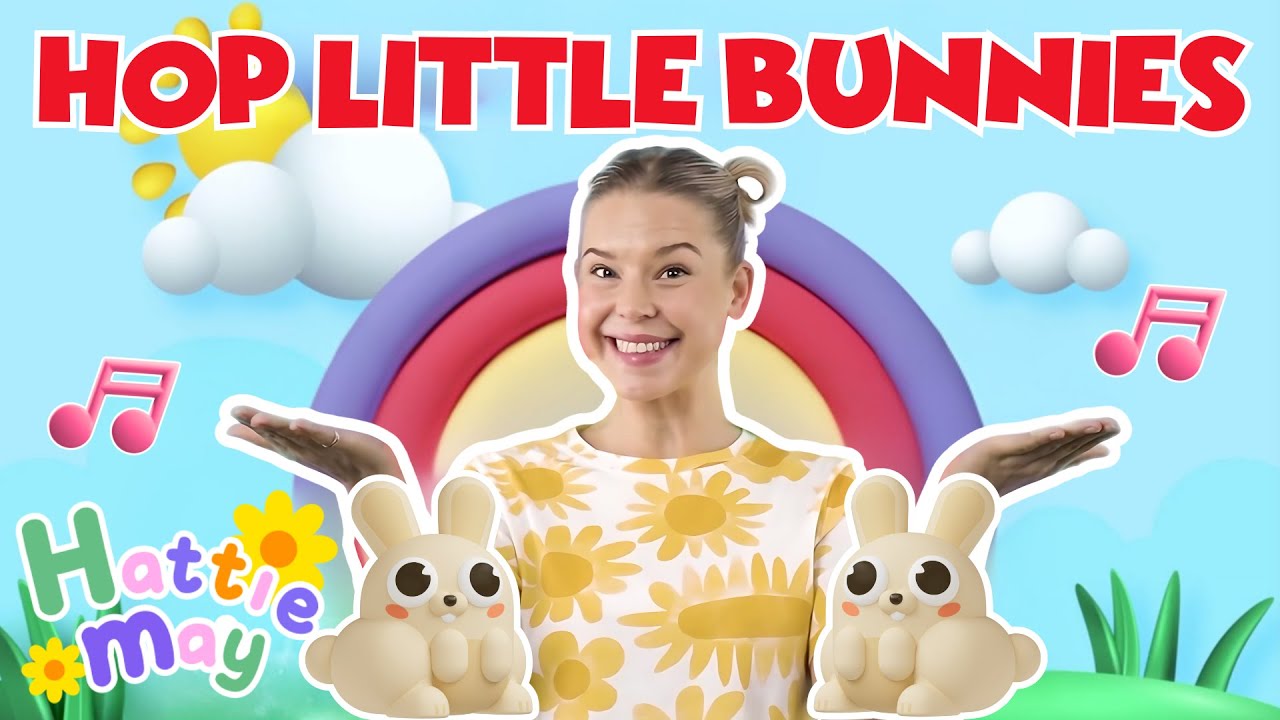 Nursery Rhymes and Kids Songs Hop Little Bunnies Hop Hop Hop Baby and ...