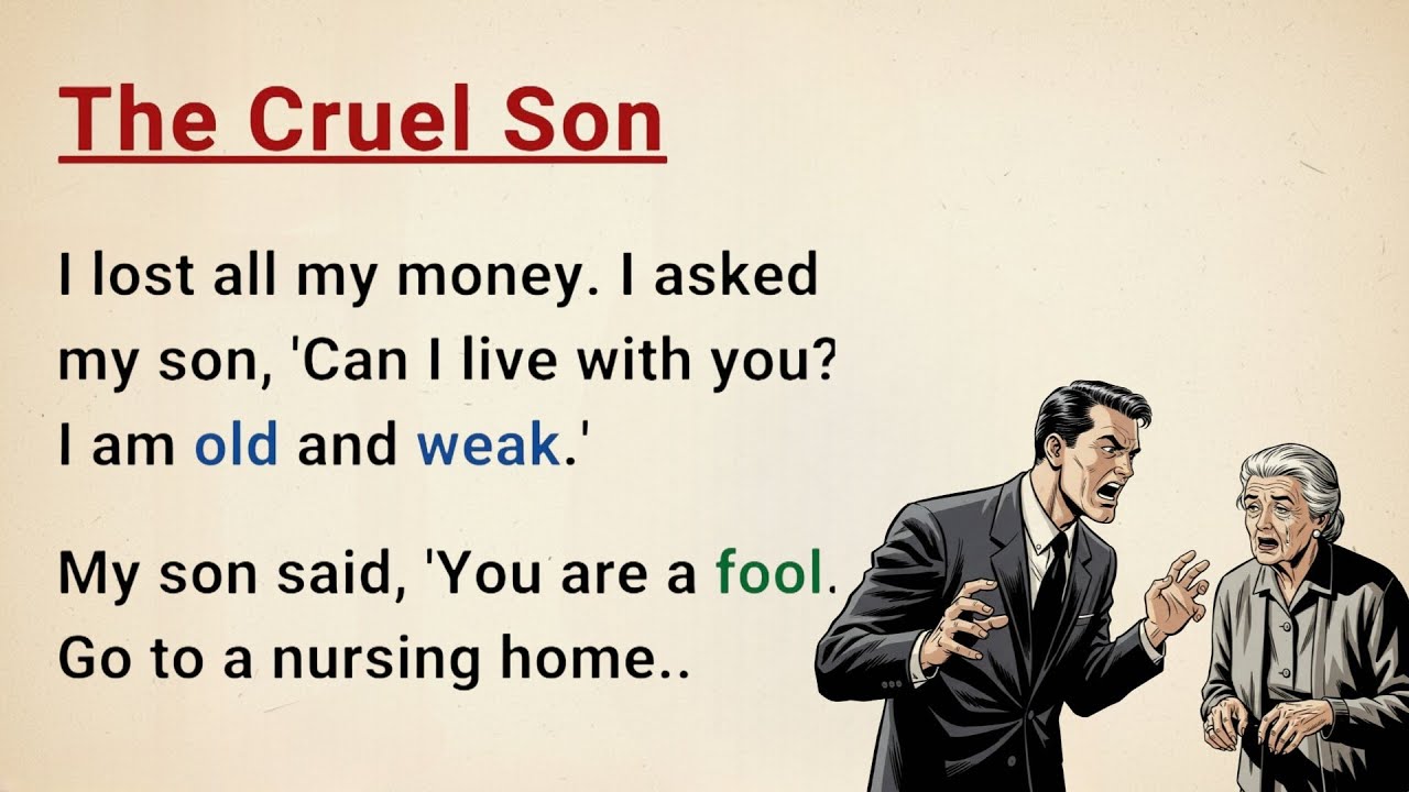 Learn English Through Stories Level 3 | The Cruel Son | English ...