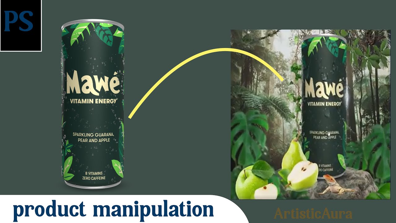 Product Manipulation advertising design 🔥Full photoshop tutorial - YouTube