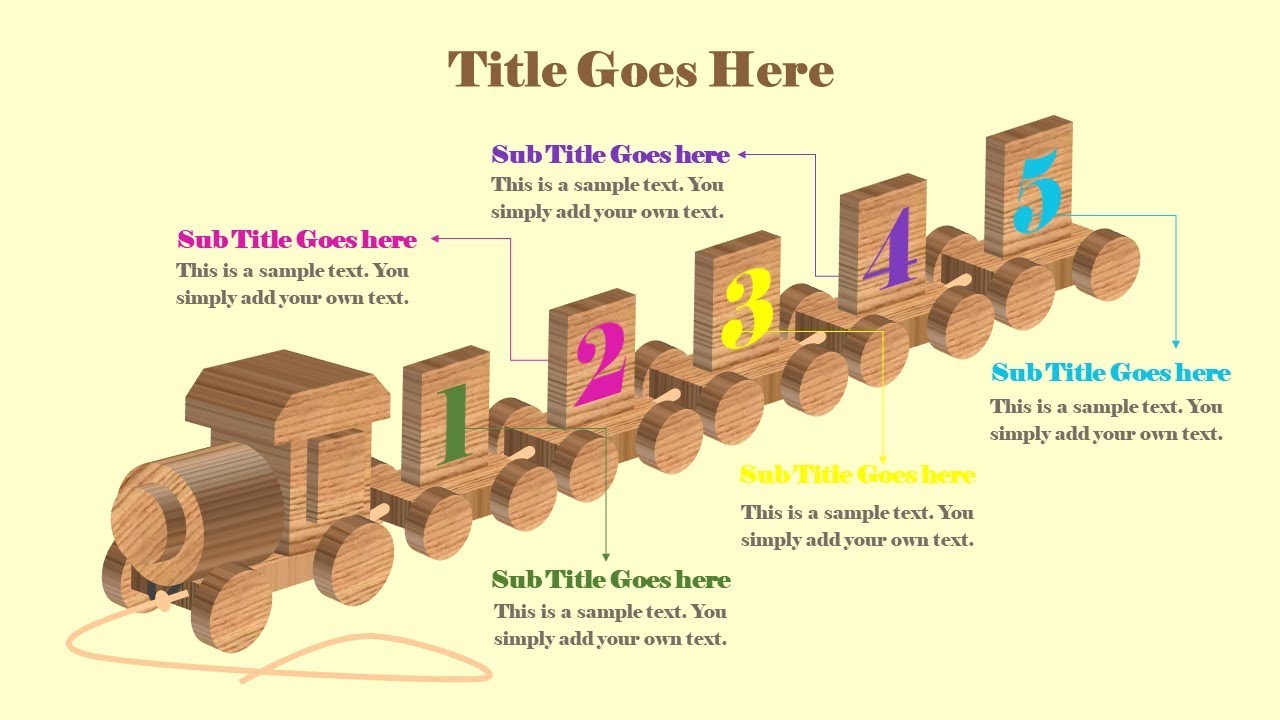 Create a toy wooden train in PowerPoint ‖ PowerPoint Presentation ...