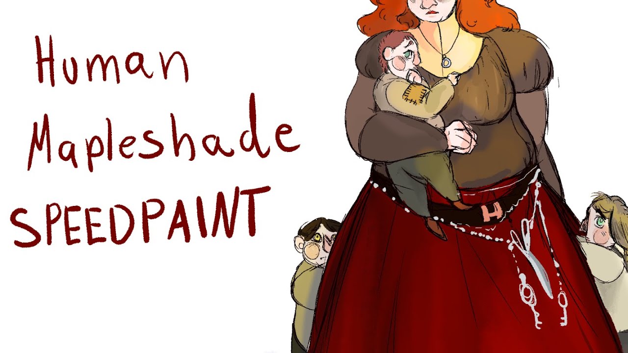 Human Mapleshade [Speedpaint] - YouTube
