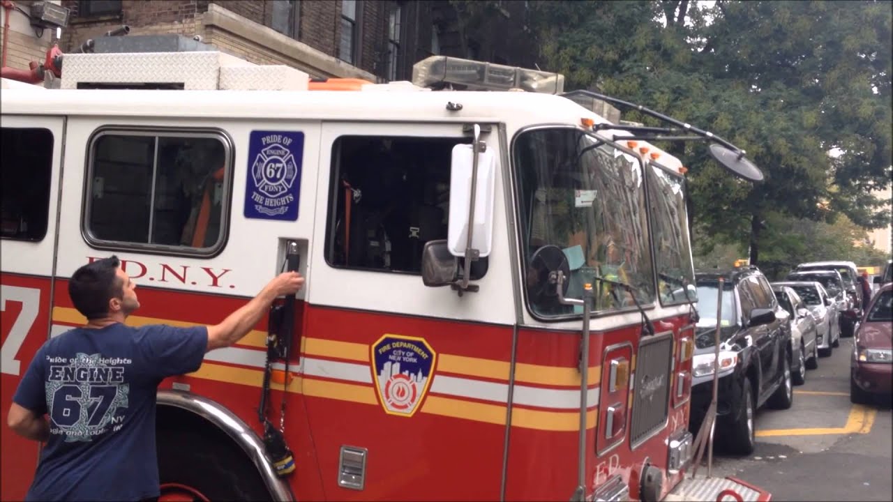 WALK AROUND OF FDNY ENGINE 67 AT QUARTERS IN WASHINGTON HEIGHTS AREA OF ...