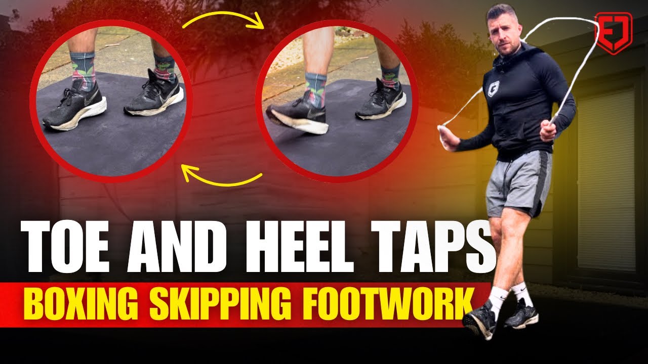 BOXING SKIPPING FOOTWORK | TOE & HEEL TAPS | BOXING | SKIPPING | JUMP ...