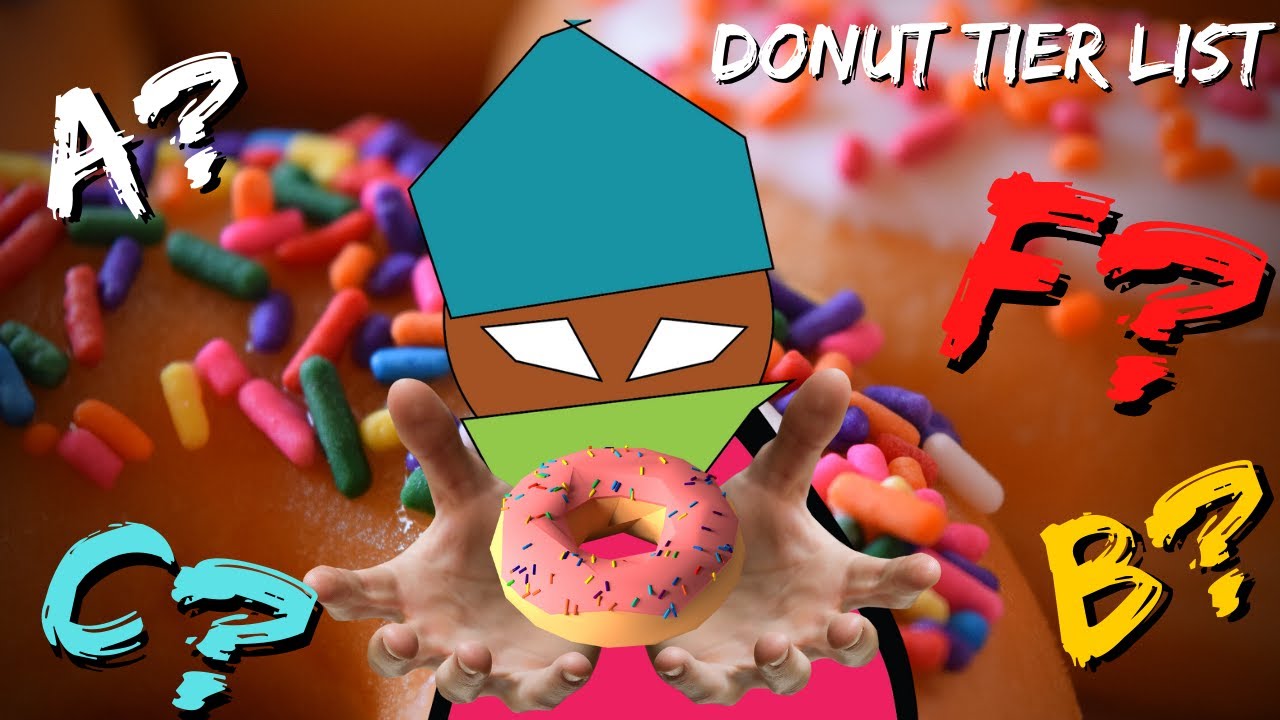 THE MOST IMMACULATE DONUT TIER LIST EVER!! - YouTube