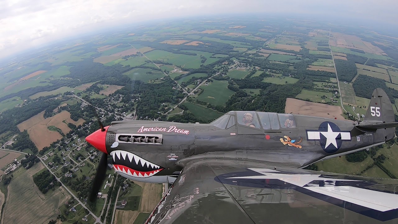 P-40 American Dream Flight part 1 (wing) - YouTube