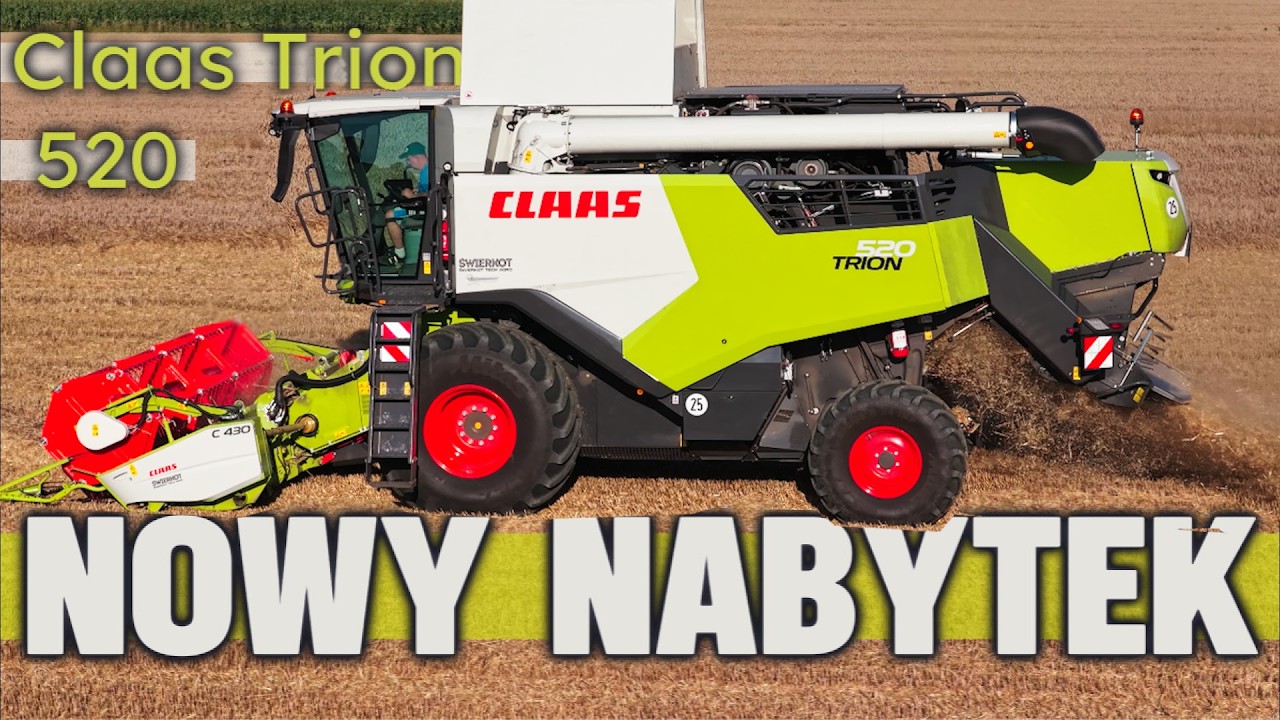 🌾 ŻNIWA 2025 – Nowy Nabytek! 🚜 CLAAS Trion 520 w Akcji! 💥Małopolska 🤩 ...