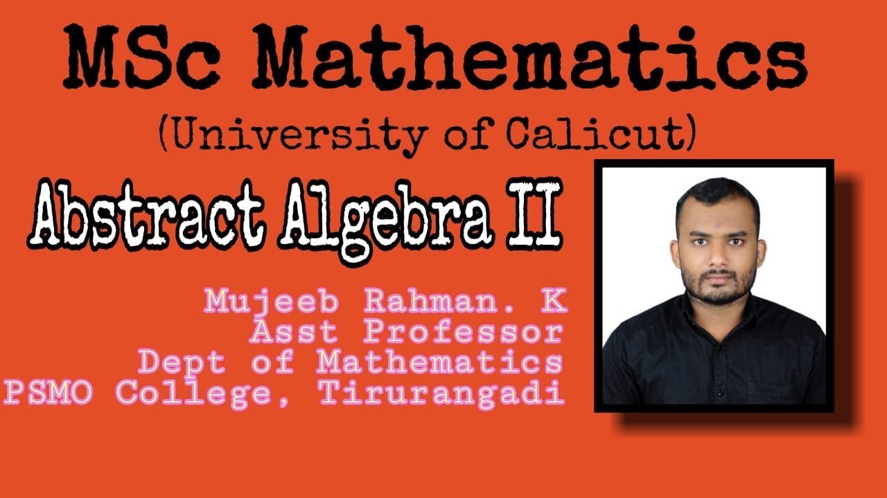37 constructible real numbers | Abstract Algebra | MSc Maths | Second ...
