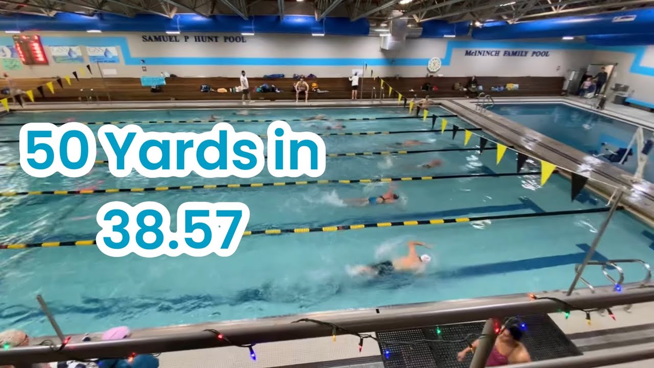 50 Yard Freestyle PR 38.57 - YouTube