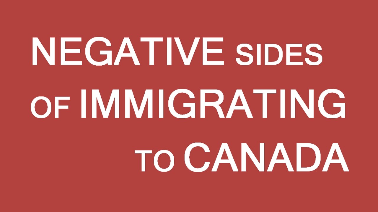Negative side of immigration to Canada. Be prepared. LP Group - YouTube