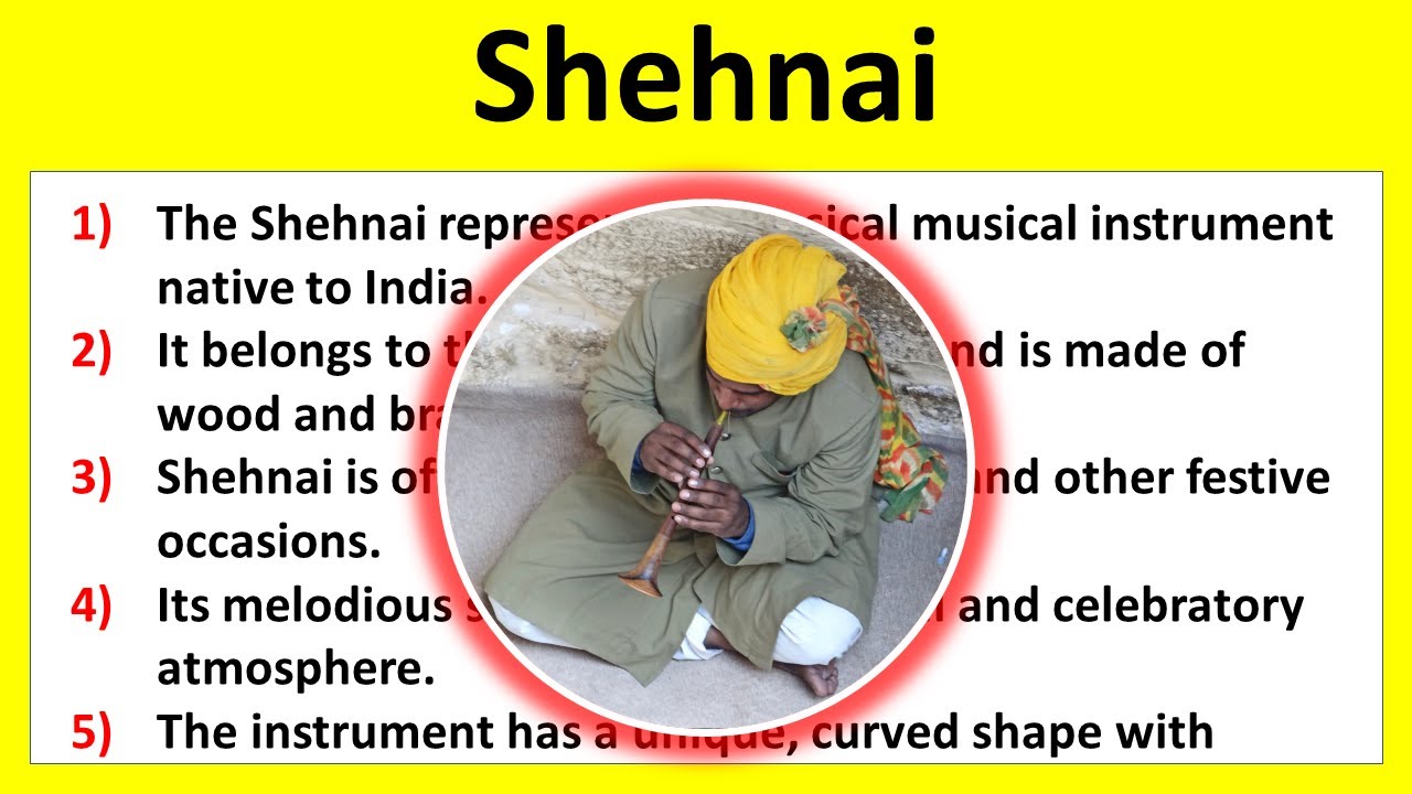 10 lines about Shehnai | Unveiling the Shehnai: 10 English Lines of ...