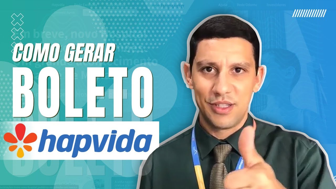 Como gerar boleto Hapvida! - YouTube