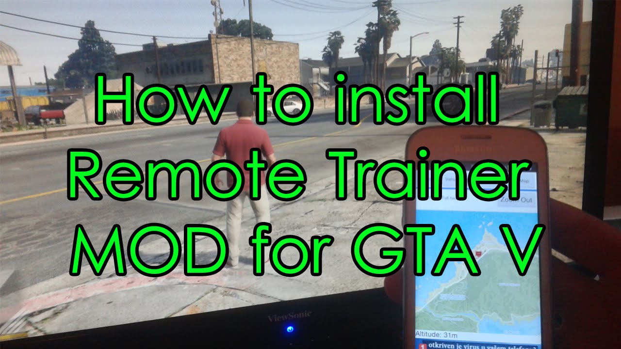 How to install Remote Trainer for GTA V - YouTube