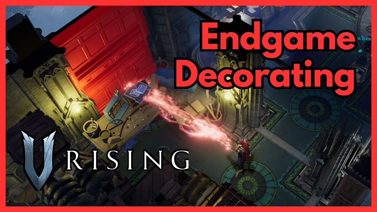 [V Rising] Decorating my Crafting Castle - YouTube