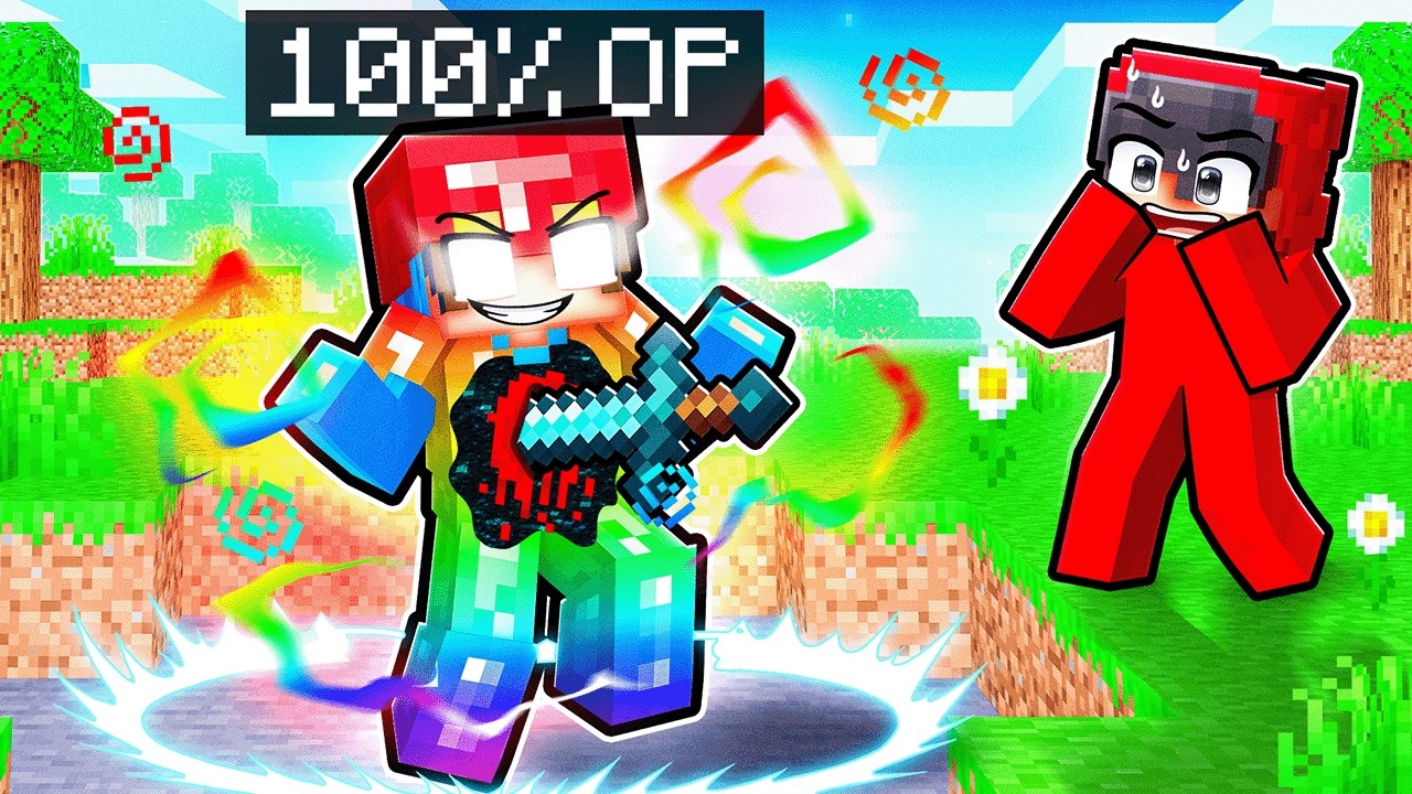 I Became OVERPOWERED In Minecraft! - YouTube