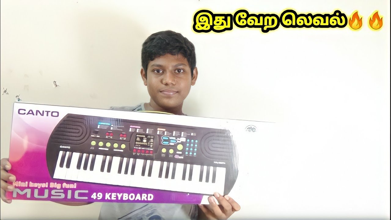 Unboxing Canto Mini Electric Piano...😍😍 Ithu Vera Level | தமிழில் ...