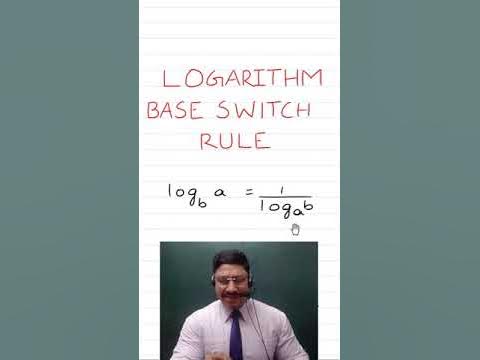 LOGARITHM TIPS 7 base switch rule - YouTube