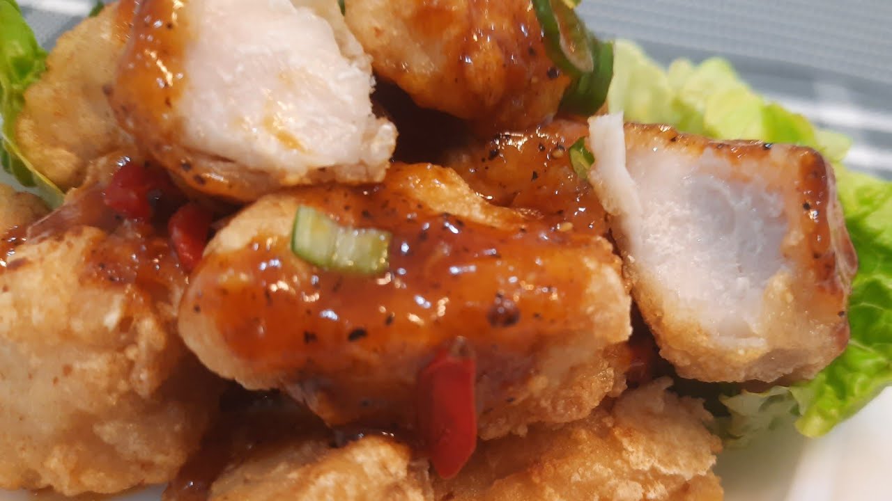 FRIED FISH POPCORN TOPPED WITH SWEET SAUCE | Isi IKAN GORENG DGN SOS ...